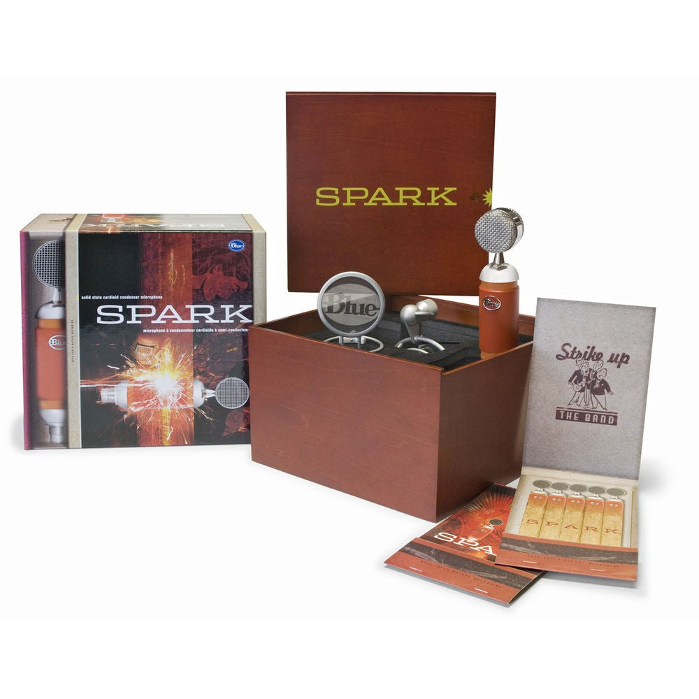 Blue Spark Solid-State Condenser Microphone – All Music Direct